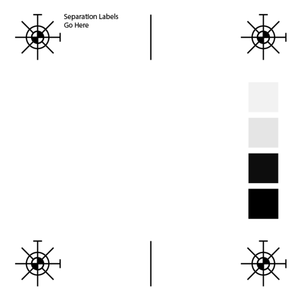 Screen Printing Registration Mark Templates Solutions For Screen 