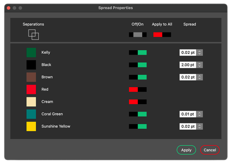 Separation Studio NXT Guide: Spread - Solutions For Screen Printers